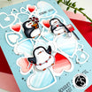 Penguin Love Stamp Set – Alex Syberia Designs UK